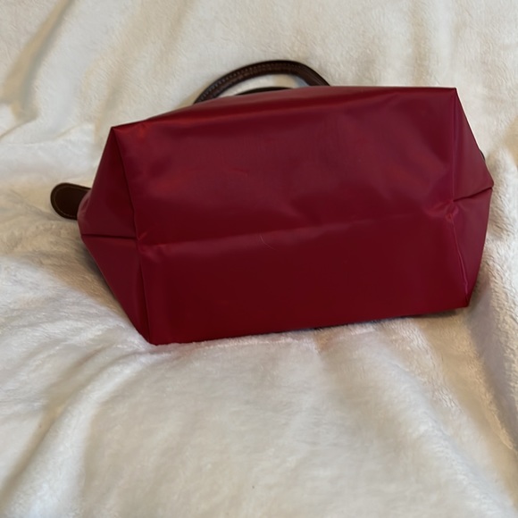 Bags | Red Nylon Bag Looks Like A Longchamp | Poshmark